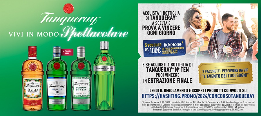DESPAR EUROSPAR INTERSPAR Centro Sud - TANQUERAY: VIVI IN MODO SPETTACOLARE